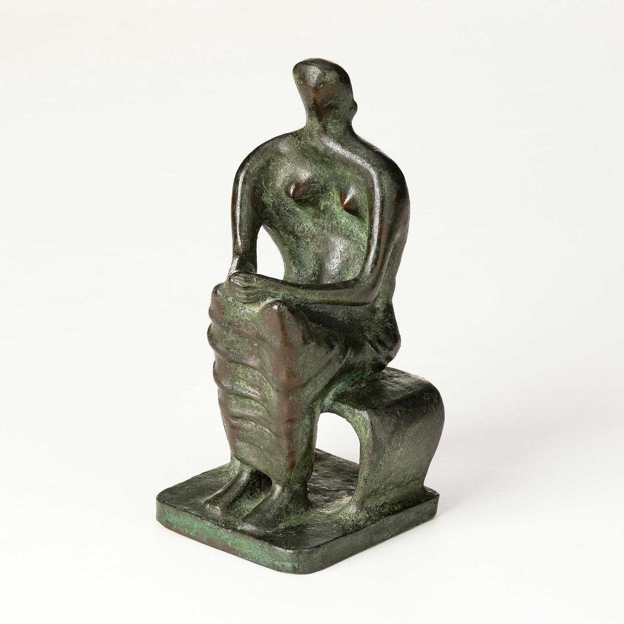 Henry Moore | Seated figure (1949) | MutualArt
