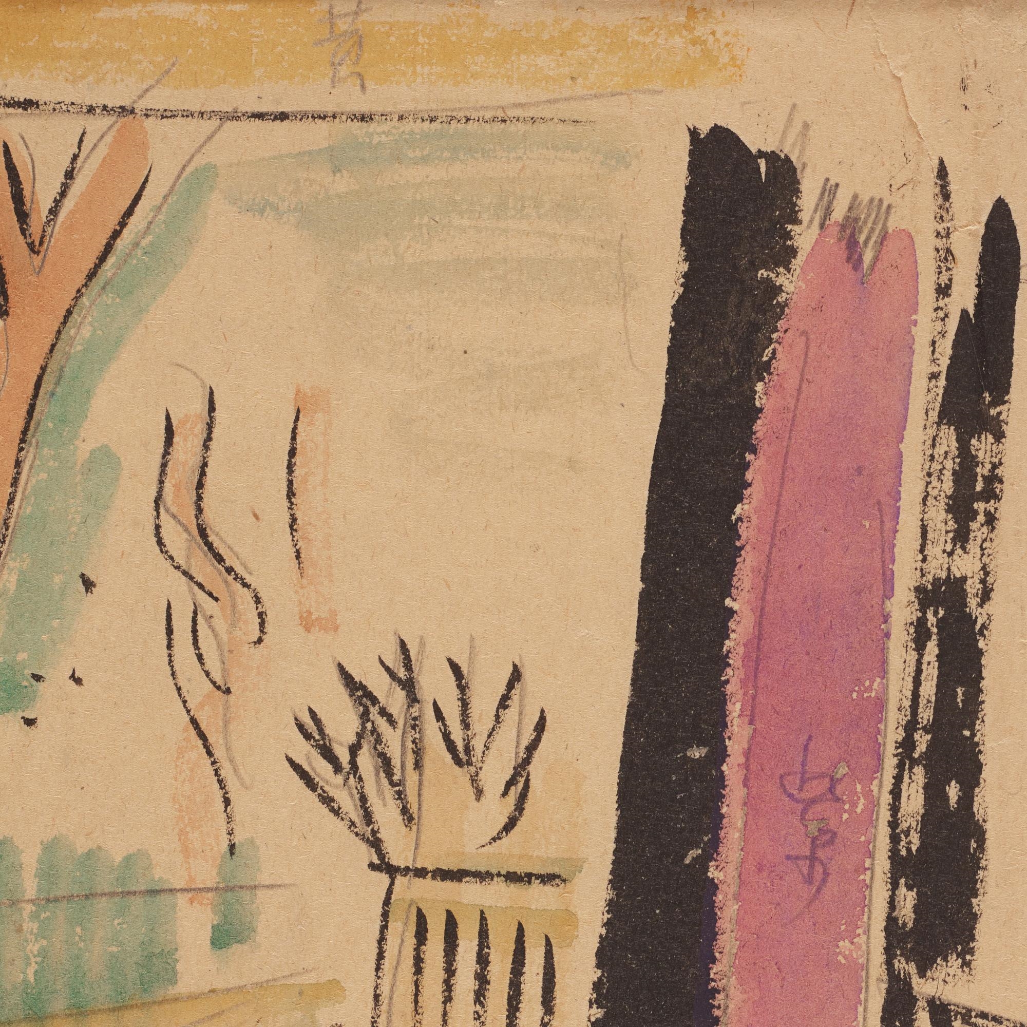 Leonard Tsuguharu Foujita | Motif from Okinawa (1938) | MutualArt