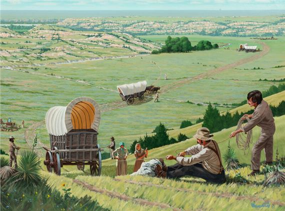 J. W. Roy Kerswill | Windlass Hill At Ash Hollow | MutualArt