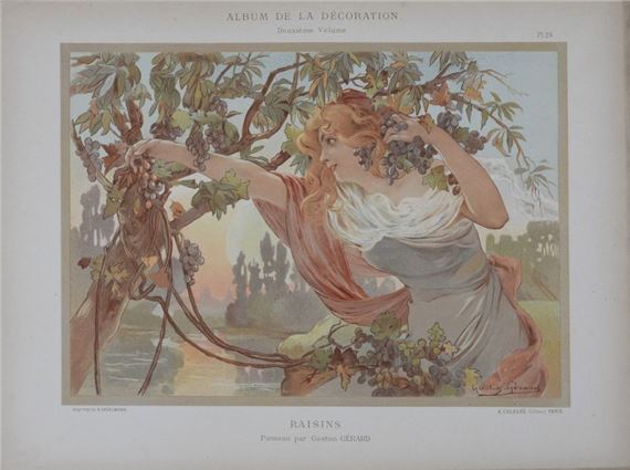 Louis Gaston Gerard | Grapes (1900) | MutualArt