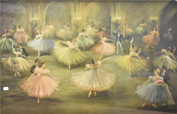 Carlotta Edwards | ballet scene (1953) | MutualArt