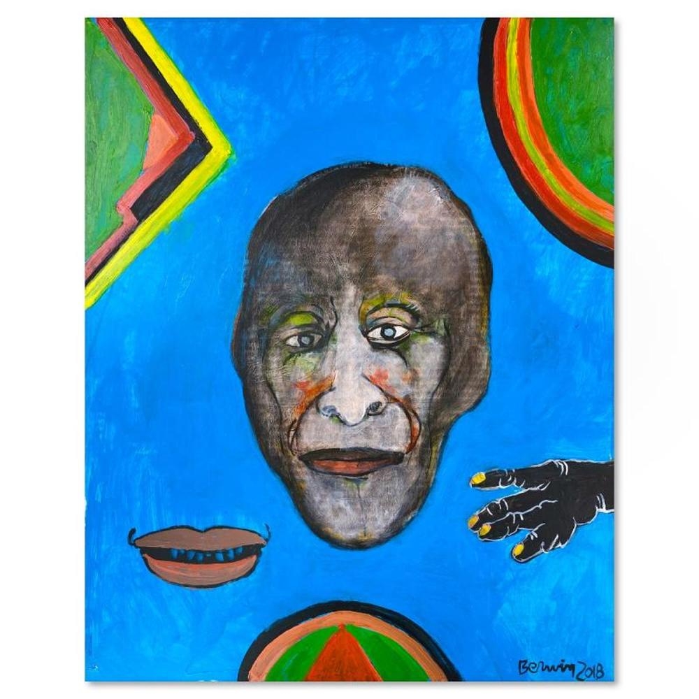 Milton Berwin | Milton Berwin (1925-2023), Original Painting on Mylar ...
