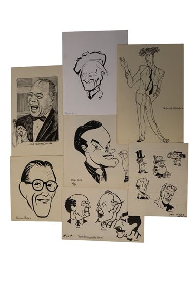 John Cuthbert Walker | Collection of Ink sketches to include Arthur ...