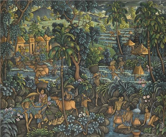 I Wayan Taweng | 'Bali life' | MutualArt
