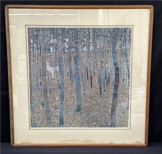 Gustav Klimt | Framed print of Gustav Klimt's Beach Grove | MutualArt