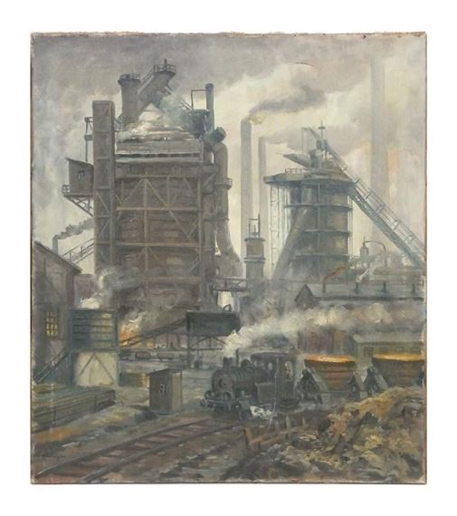 Berthold Hunger | BERTHOLD HUNGER Industrial Plant Ptg | MutualArt