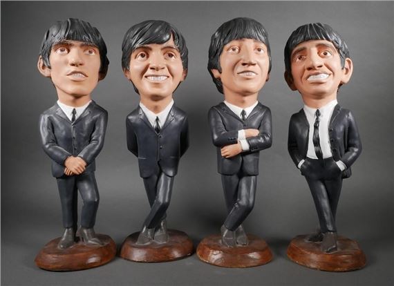 The Beatles | Beatles Esco Chalk Statues, Set of 4 (1980s) | MutualArt