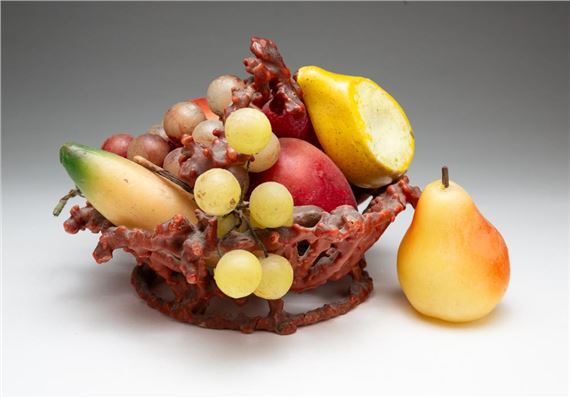 American School, 20th Century | WAX BASKET AND FRUIT | MutualArt