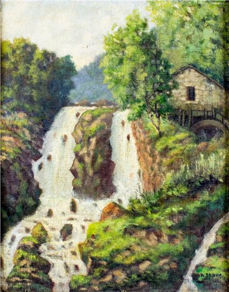 William Alexander Drake | Waterfall Landscape | MutualArt