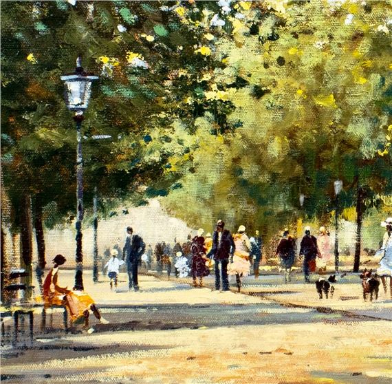 Anthony John | Park Landscape (1975) | MutualArt