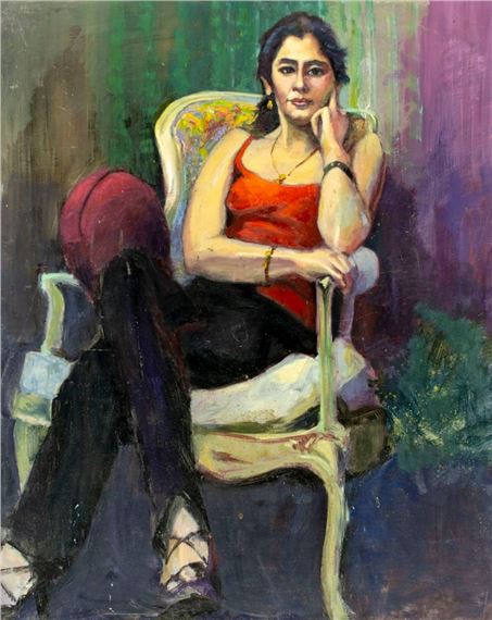 John Reilly | Portrait of Seated Woman | MutualArt