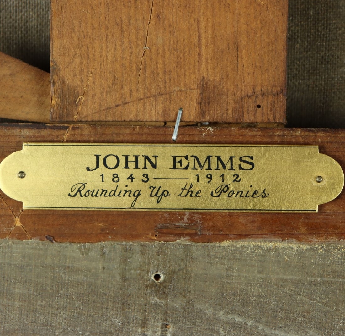 John Emms | Rounding Up Ponies | MutualArt