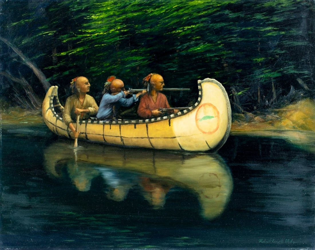 Robert Kenneth White | On Still Water (titled on verso | MutualArt