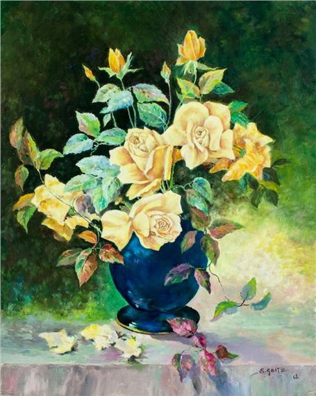 Stephen A. Geitz | Stephen A Geitz (CA,WI,1892-1972) oil painting (1968 ...