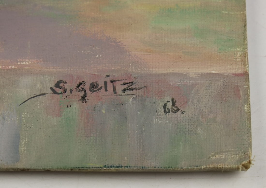 Stephen A. Geitz | Stephen A Geitz (CA,WI,1892-1972) oil painting (1968 ...