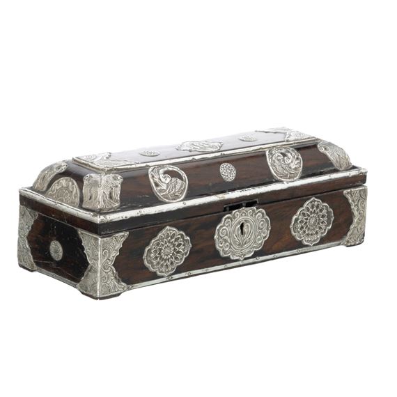 Indian School, 18th Century | Southeast box with silver inlays | MutualArt
