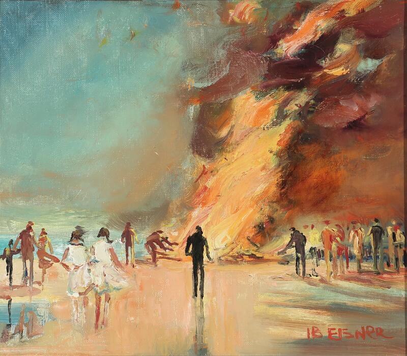 Ib Eisner | Midsommer ved havet | MutualArt