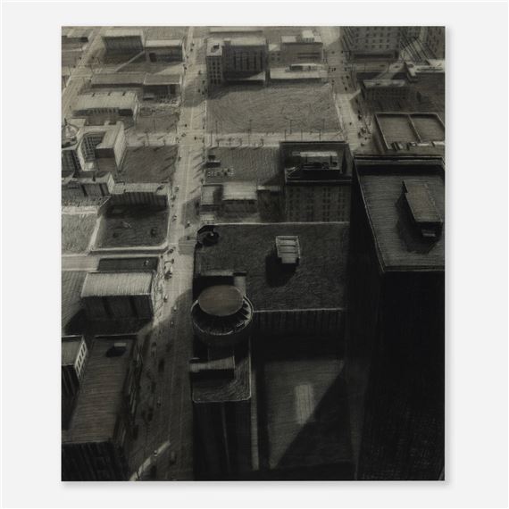 Richard Bunkall | Downtown, Looking South | MutualArt