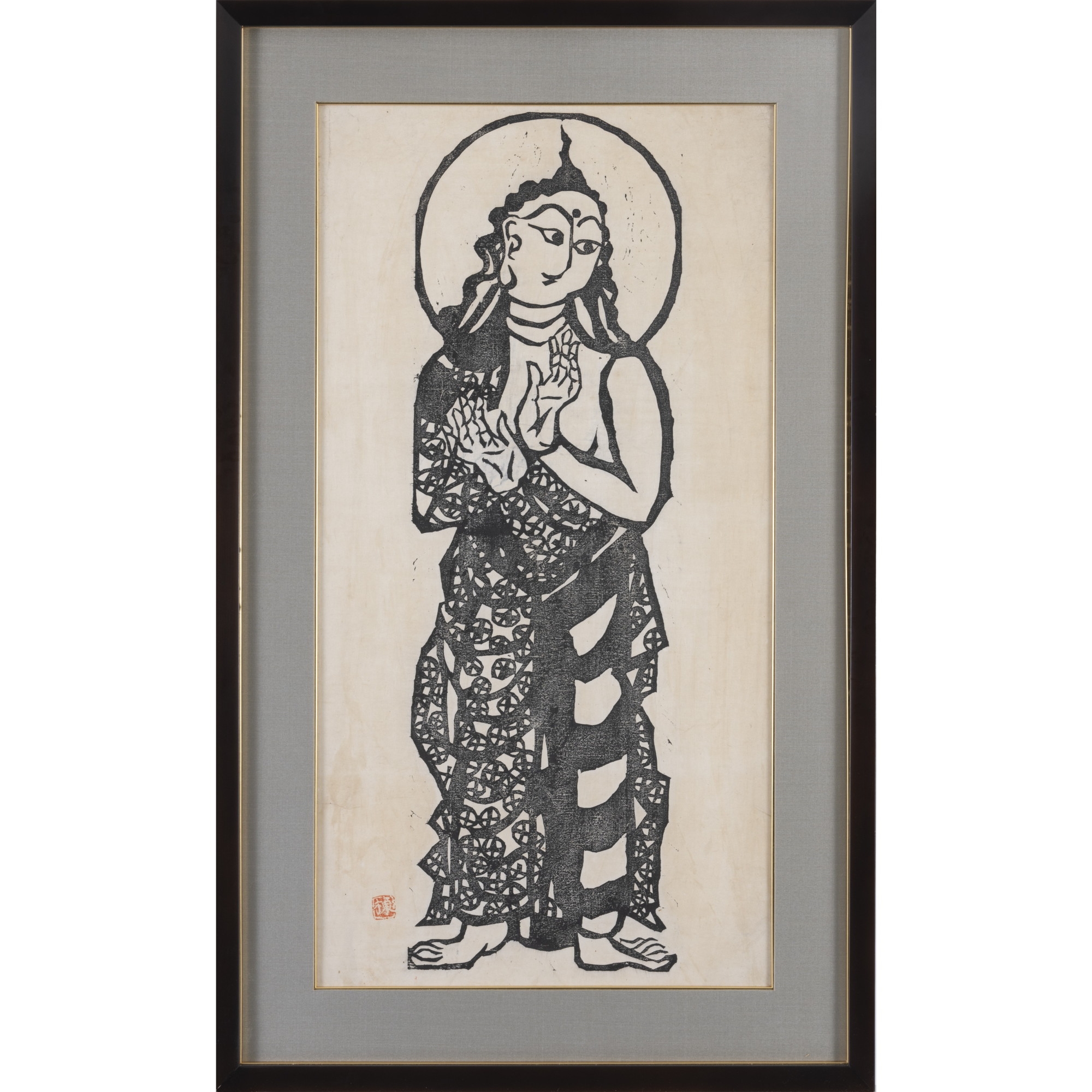 Shiko Munakata | FUGEN BOSATSU FENCE (1939) | MutualArt