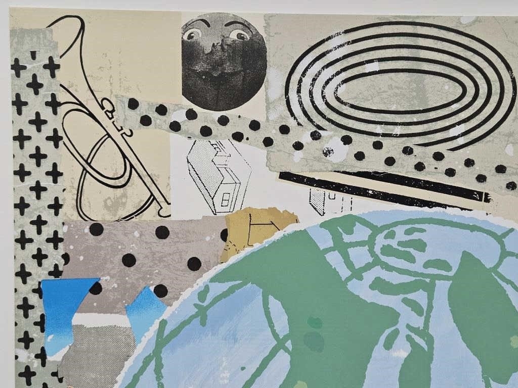Donald Baechler | Donald Baechler 2001 Globe Signed Screenprint /60 ...