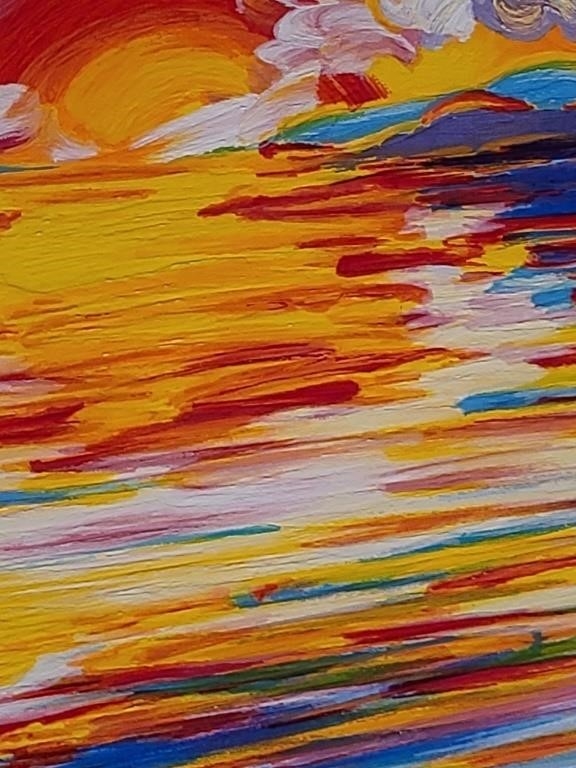 Peter Max | Peter Max 2014 American 500: Sunset Serigraph (2014 ...