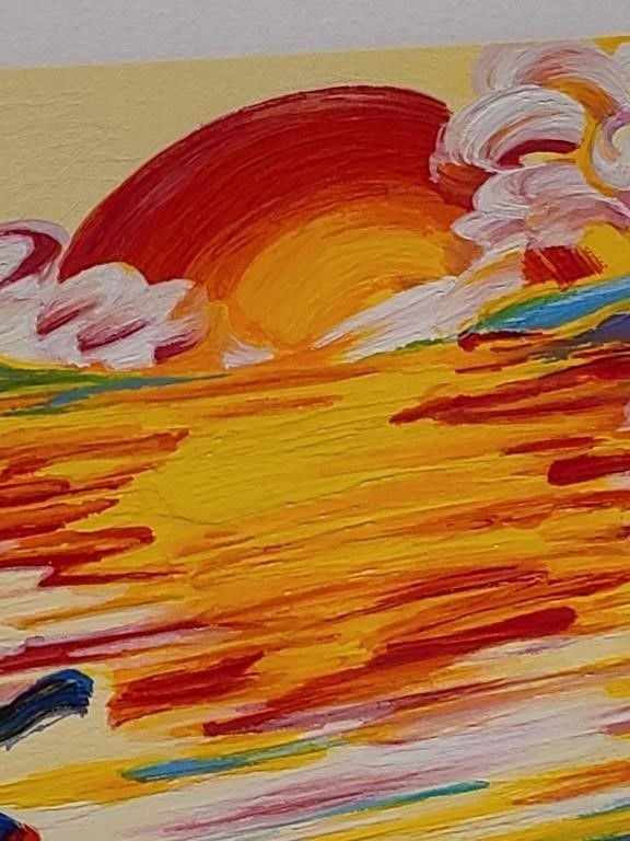 Peter Max | Peter Max 2014 American 500: Sunset Serigraph (2014 ...