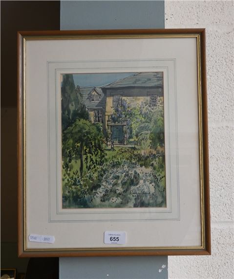 David Birch | Watercolour of Isbourne house Winchcombe signed David ...