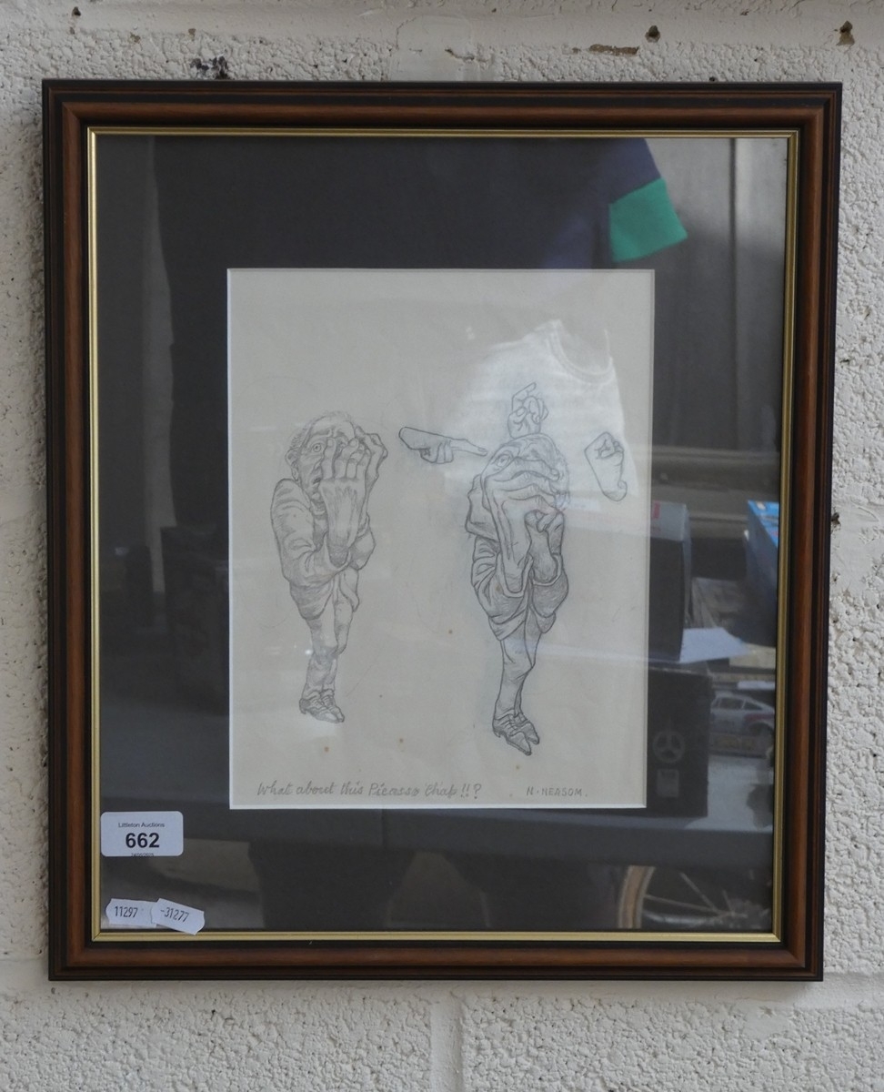 Norman Neasom | Original pencil sketch by Norman Neason | MutualArt