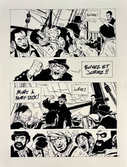 Christophe Chabouté | Moby Dick (2014) | MutualArt