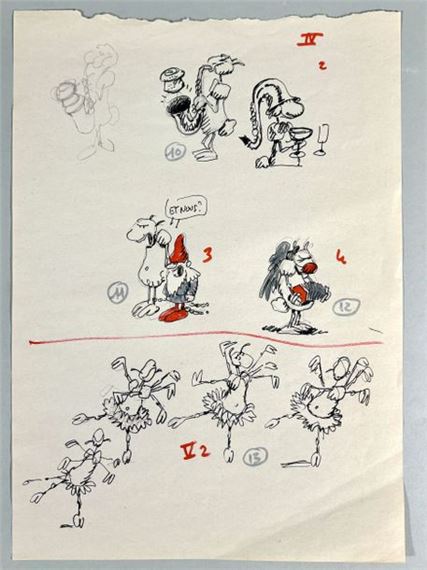 F'murr | Set of illustrations on one page | MutualArt