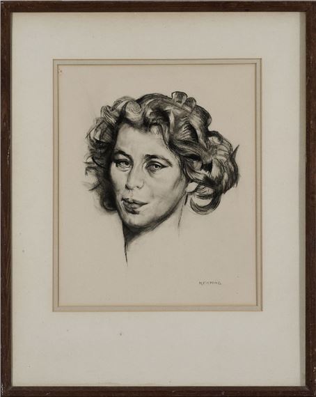 Sean Keating | HEAD OF A WOMAN (1889 - 1977) | MutualArt