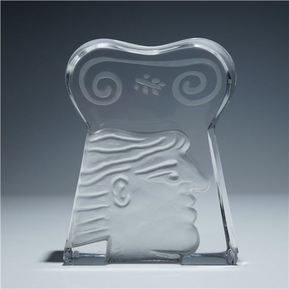 Alecos Fassianos | Alexandre Fassianos For Daum Crystal Paperweight ...
