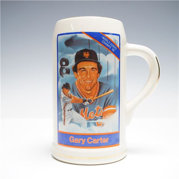 Gary Carter | Gary Carter Sports Impressions Stein, 1986 World Series ...