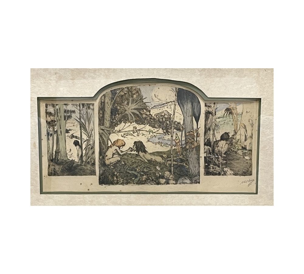 Abel Pann | Le paradis terrestre | MutualArt