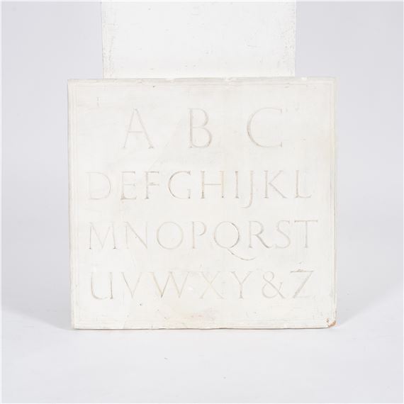 Eric Gill | Alphabet (Circa 1919) | MutualArt