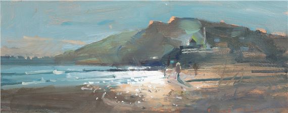 Richard Pikesley | Charmouth Beach, Falling Tide | MutualArt