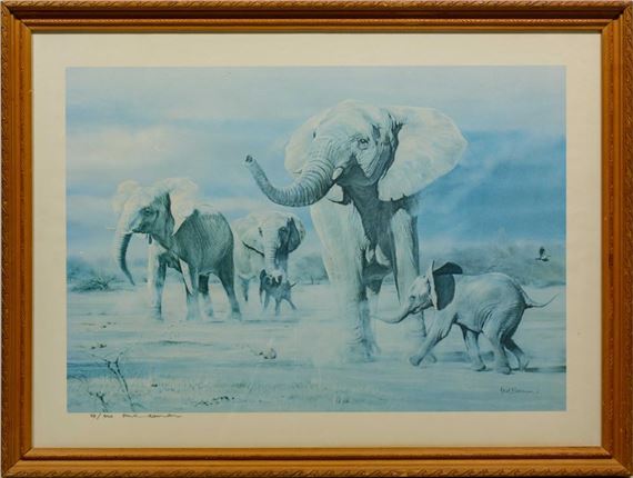 Paul Bosman | Elephants | MutualArt