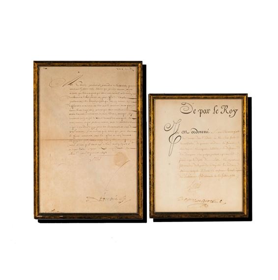 Jewelry | Two French Royal Documents (1788) | MutualArt
