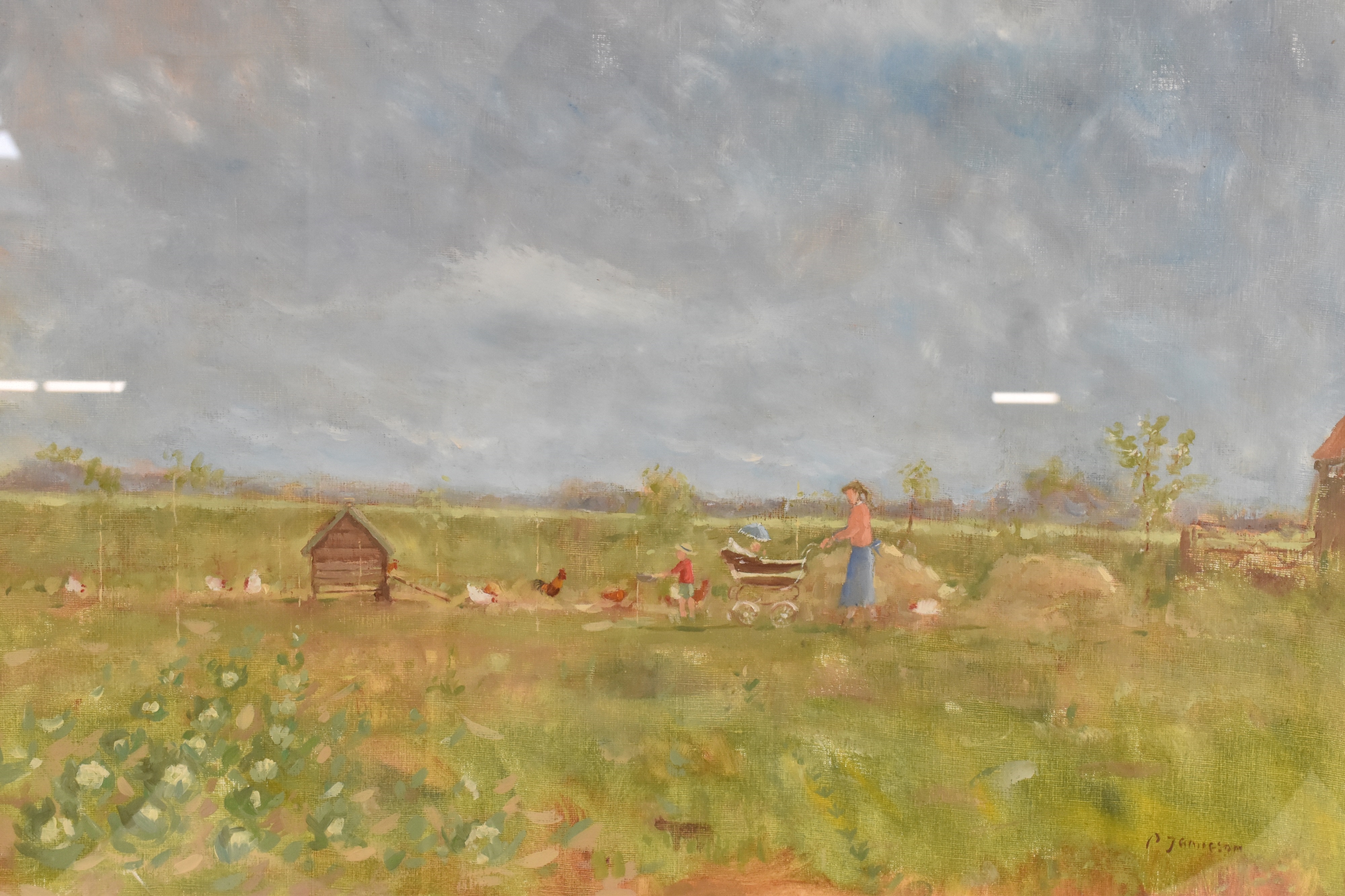 Peter Jamieson | Dr Humphrey and Monty Going to Feed the Chickens ...