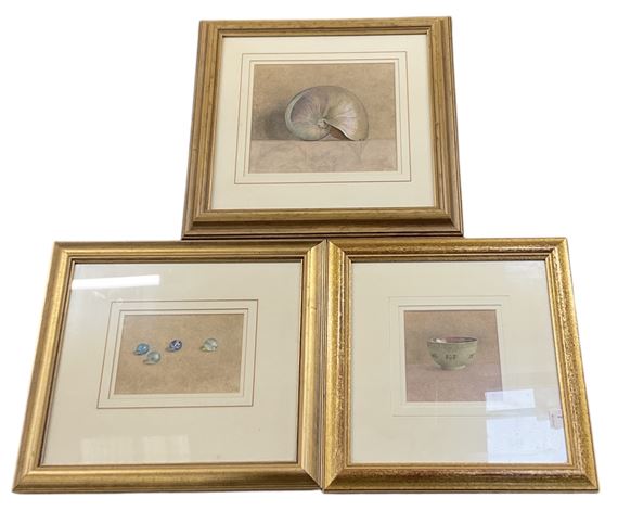 Sue Read | still life of mother of pearl shell; still life of an 18th ...