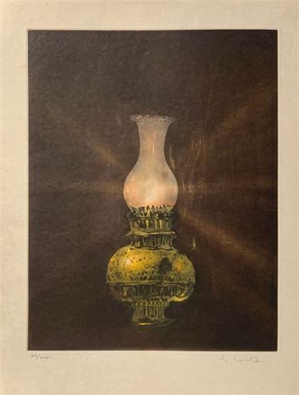 Kaiko Moti | Kaïko MOTI (1921-1989) Oil lamp Artist's proof on Japan ...
