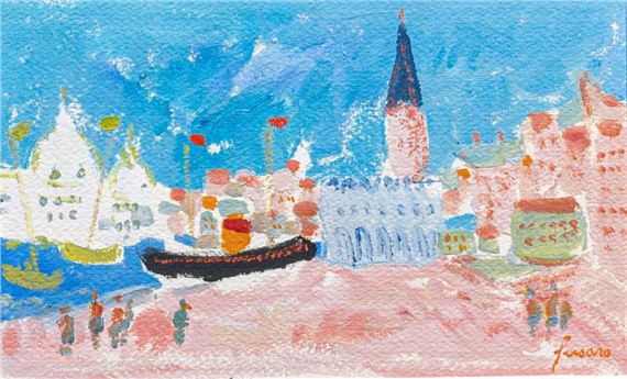 Jean Fusaro | Pink Venice | MutualArt