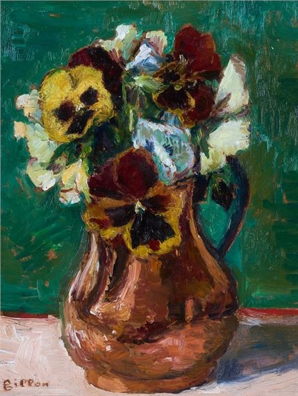 Arthur Fillon | Pensées au vase de Cuivre (1974) | MutualArt