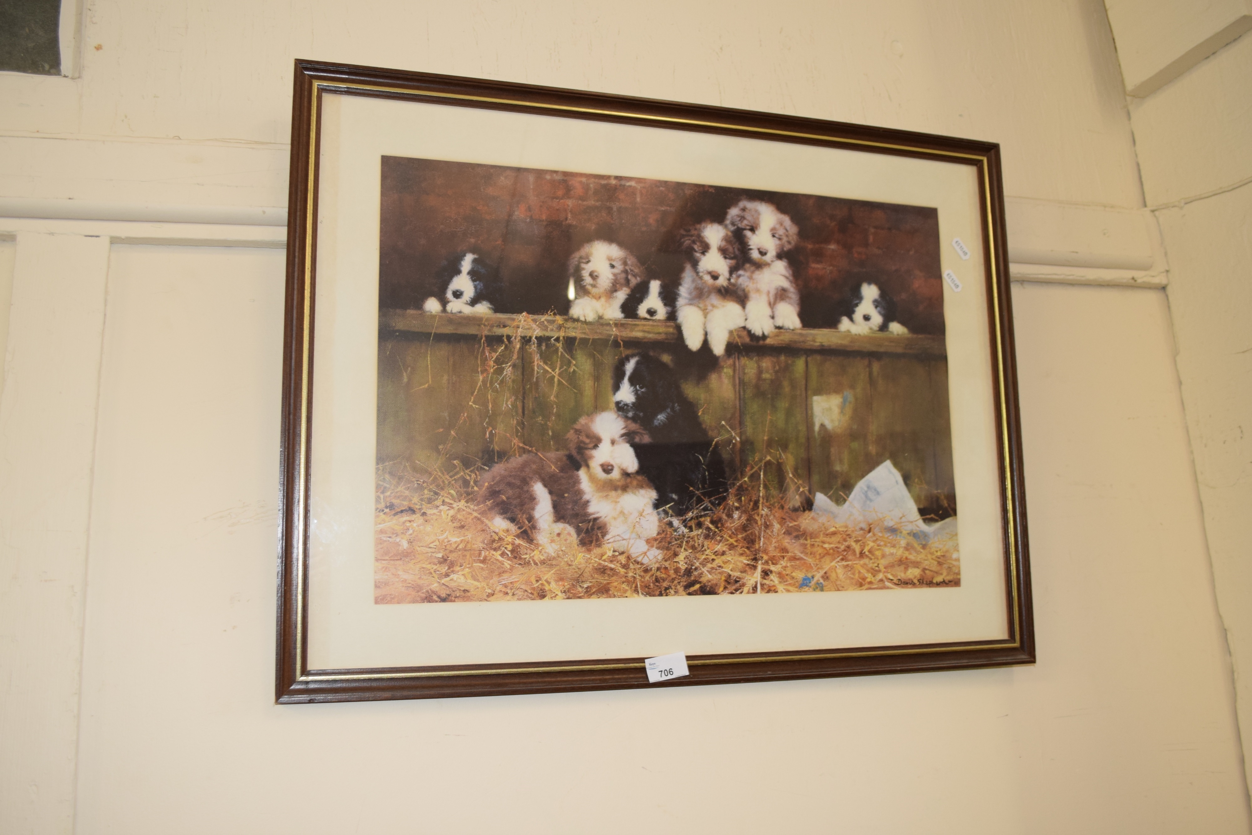 David Shepherd | David Shepherd print of puppies | MutualArt