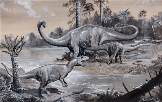 Petr Modlitba | ALLOSAURUS FRAGILIS AND DIPLODOCUS CARNEGII (2025 ...