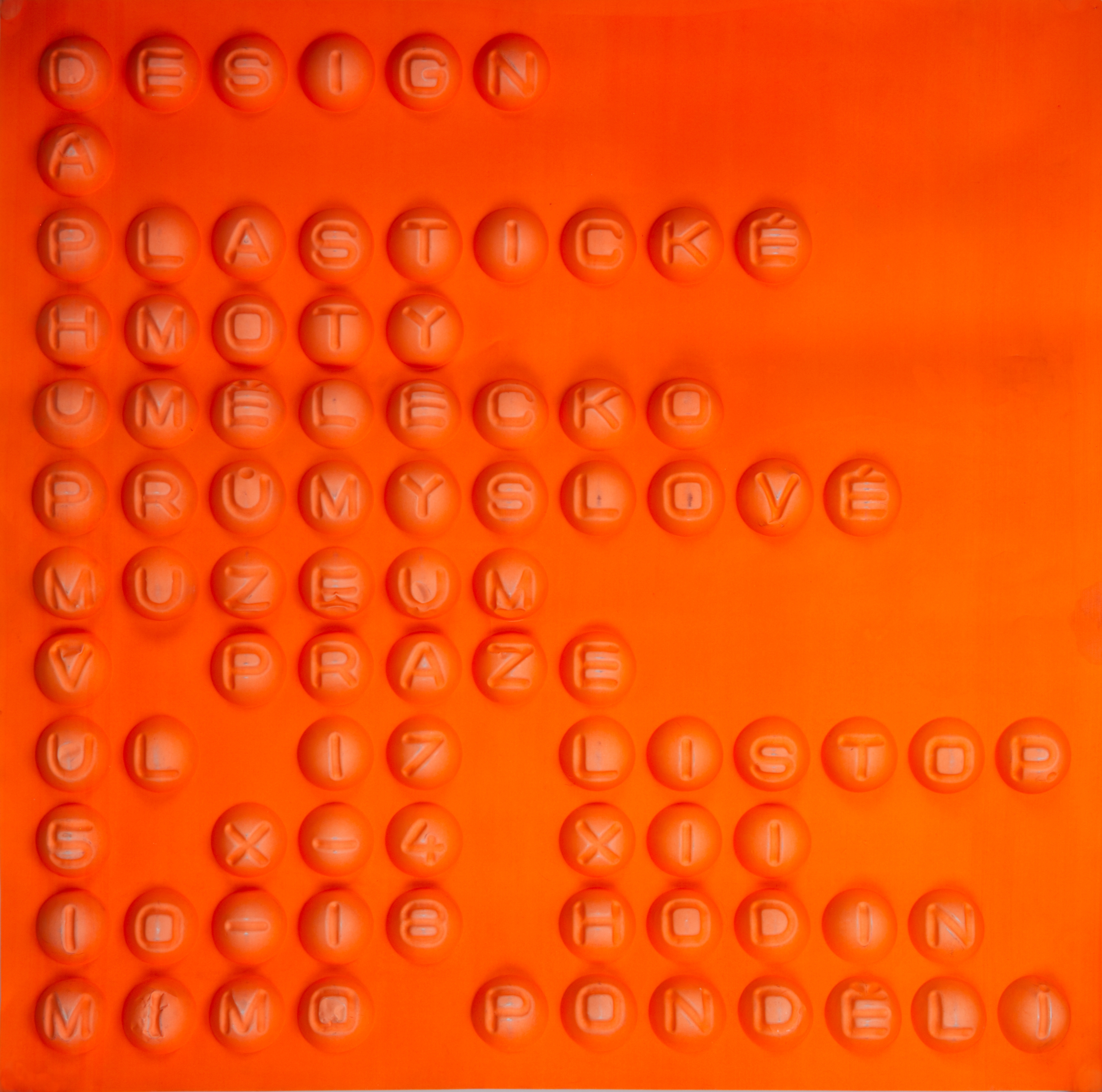 Václav Cigler | EXHIBITION BANNER: DESIGN A PLASTICKÉ HMOTY (DESIGN AND ...