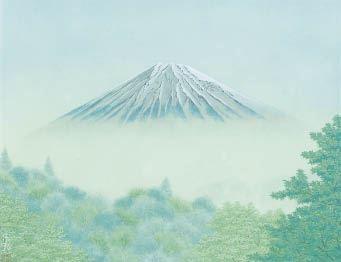 Munehiro Nakamura | Mt. Fuji green | MutualArt