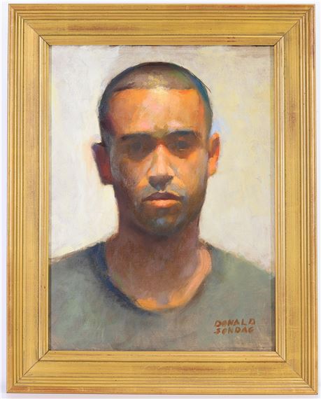 Donald | Portrait of a man with a solemn face | MutualArt