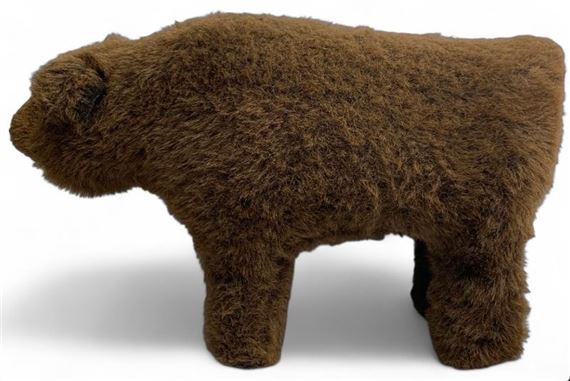 Plush | Hen House Plush Bear Footstool | MutualArt