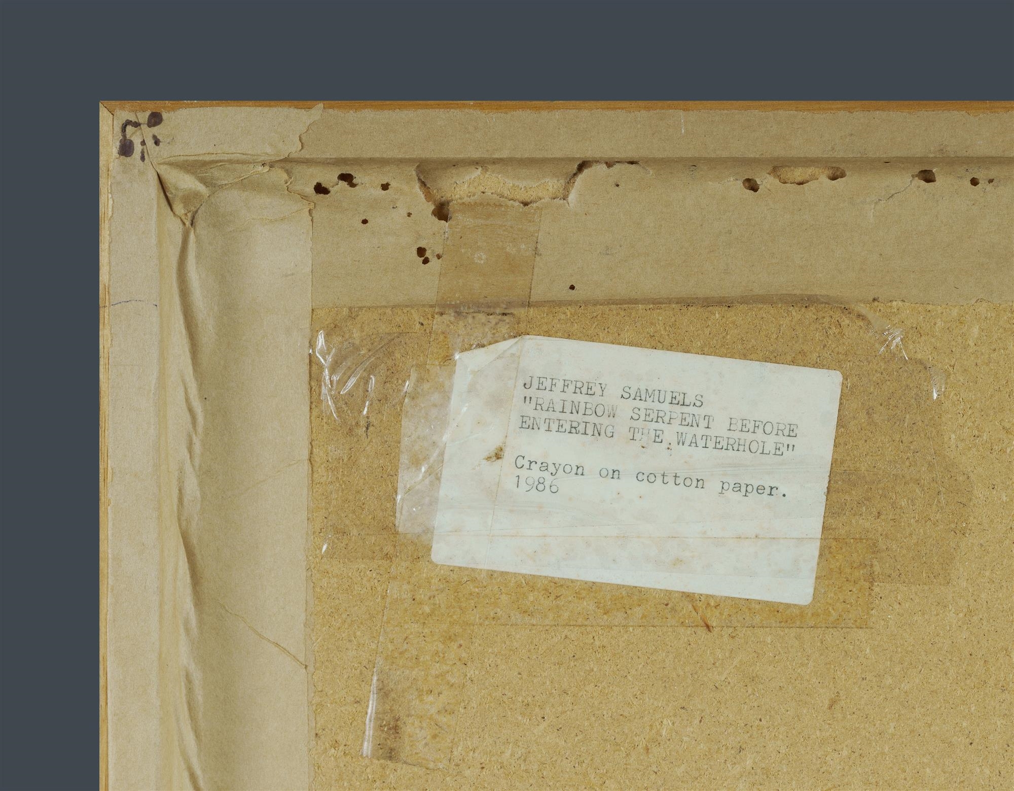 Jeffrey Samuels | Rainbow Serpent Before Entering the Waterhole (1986 ...